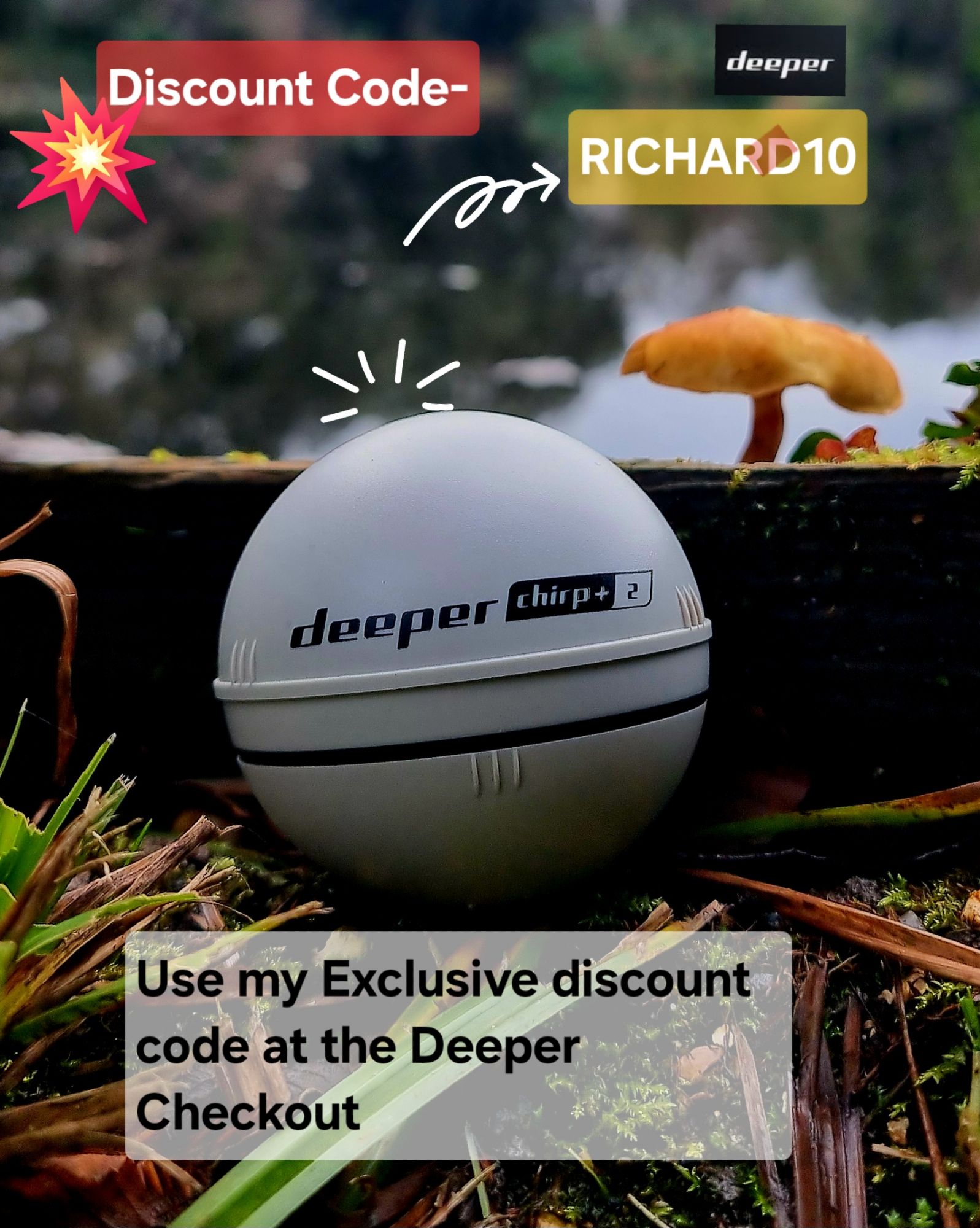 Deeper Sonar Discount Code | UK Carp & Coarse Fishing